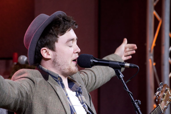 Jake Roche singing Me and My Broken Heart