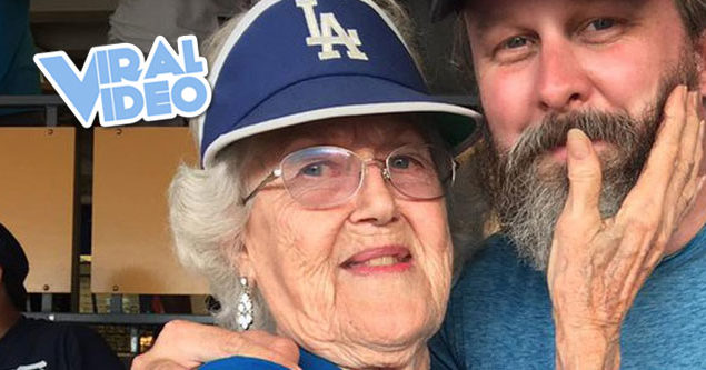 Viral Video: Elderly Woman Flashes Dodger Stadium Crowd – KiddNation