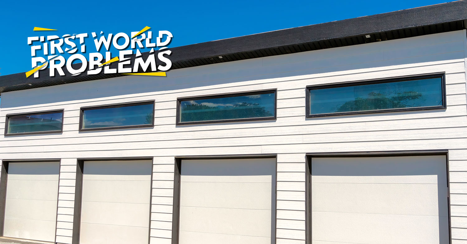 First World Problems – 4 Car Garage, 2 Car Gym – KiddNation